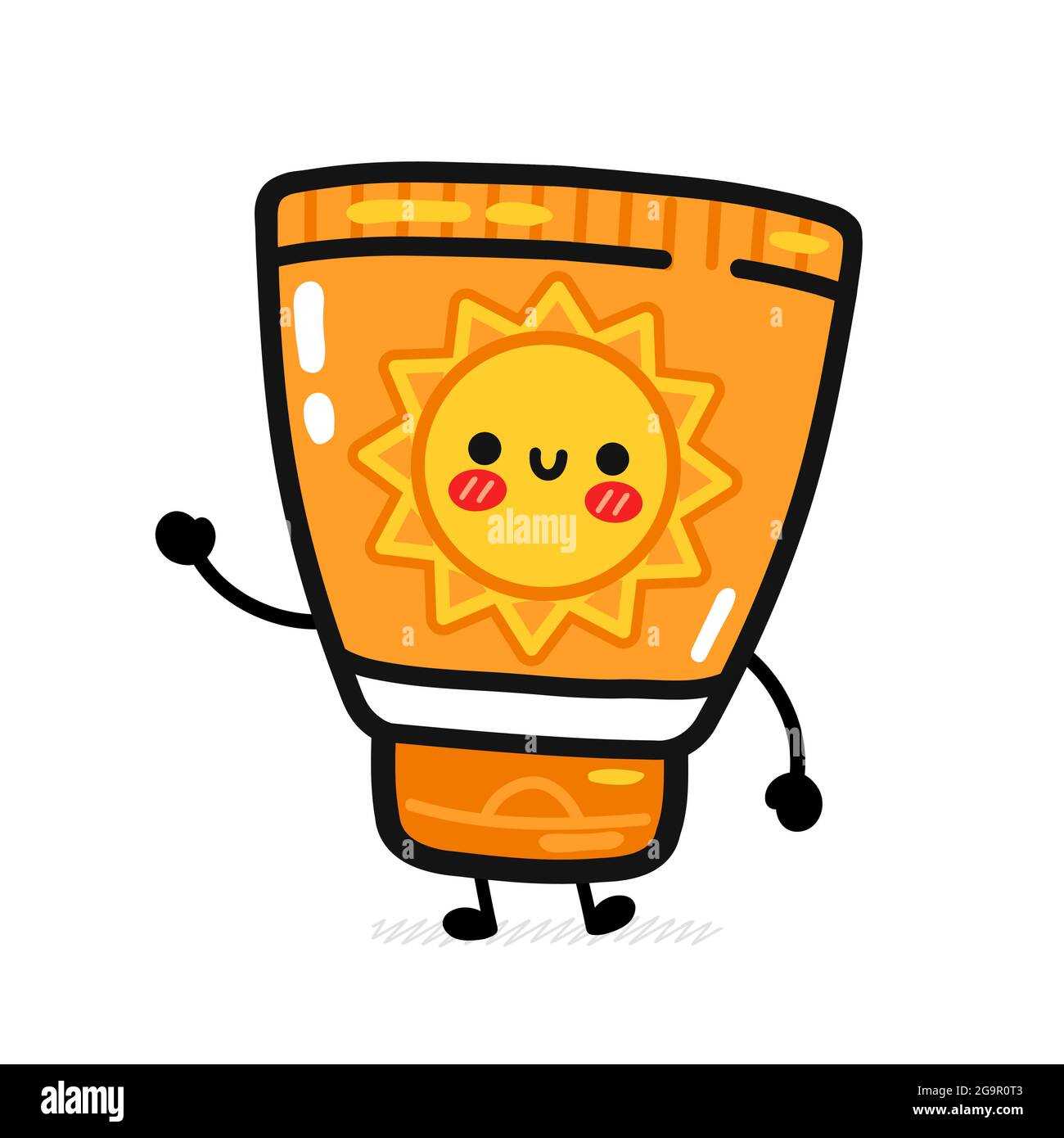 Sunscreen bottle spf Stock Vector Images - Alamy
