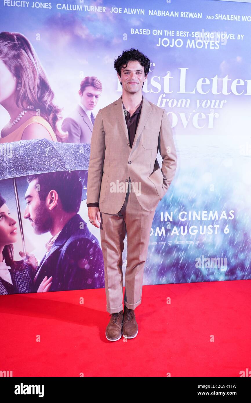 Jacob Fortune Lloyd attending the Last Letter From Your Lover UK ...