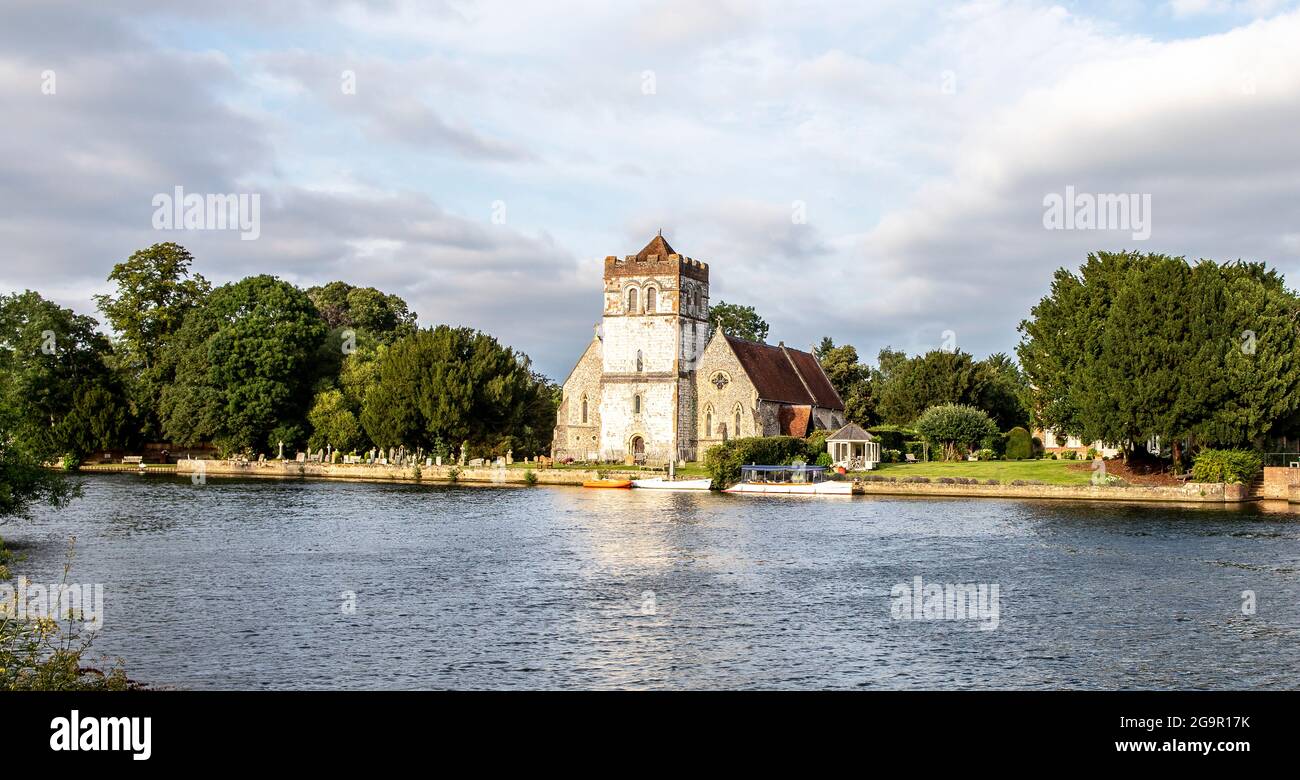 All Saints Church Bisham Marlow UK Stock Photo - Alamy