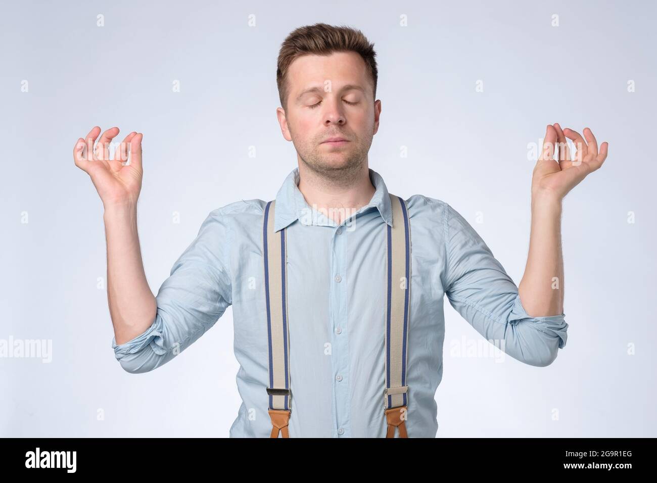 Peaceful expression hi-res stock photography and images - Alamy