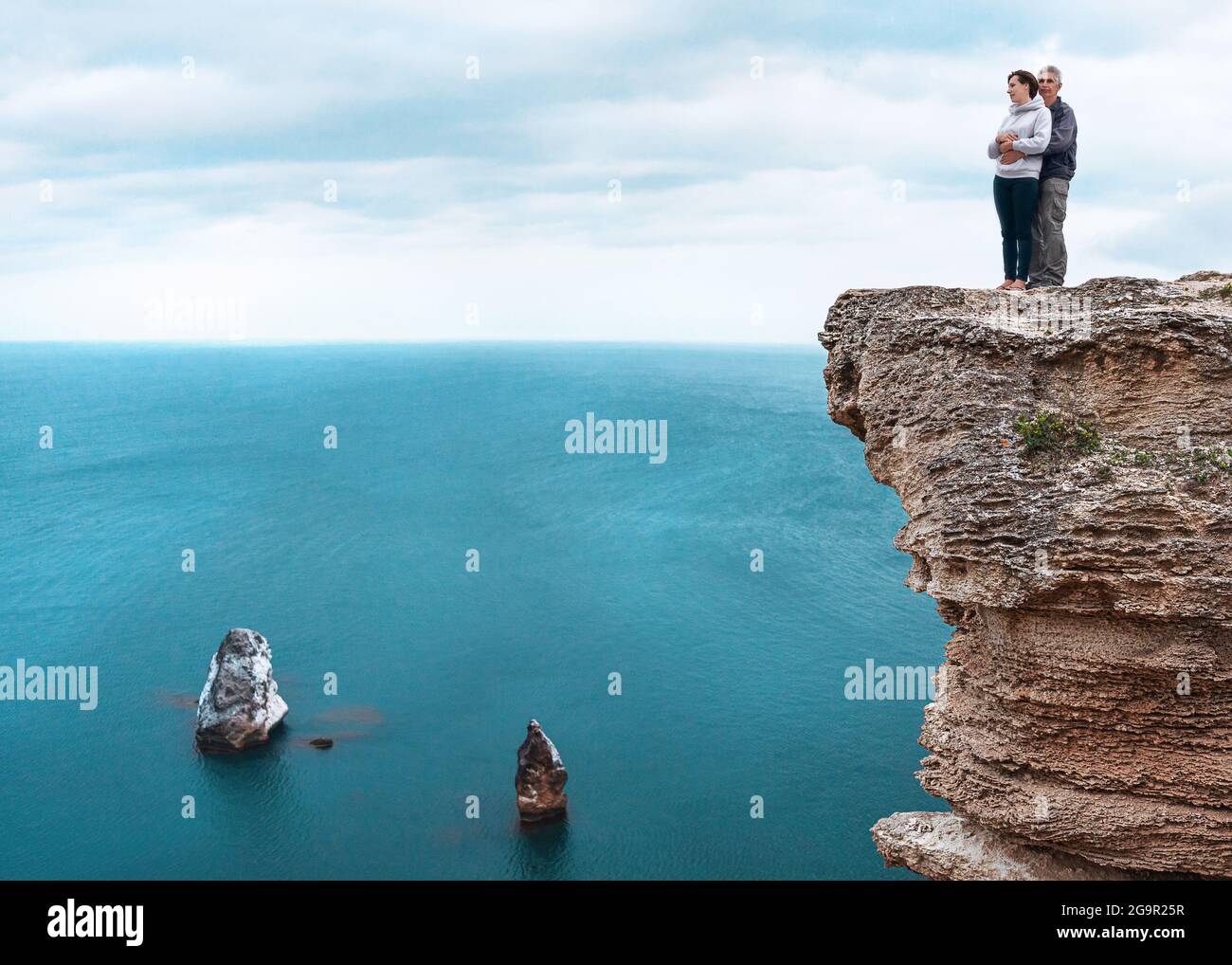 Woman standing above man hi-res stock photography and images - Alamy
