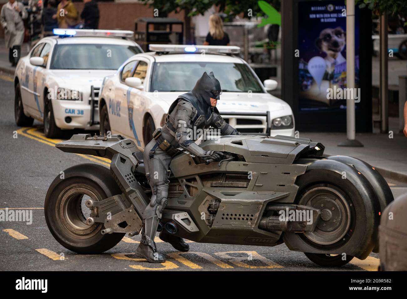 Glasgow, Scotland, UK. 27th July, 2021. PICTURED: The Batcycle/Batblade ...