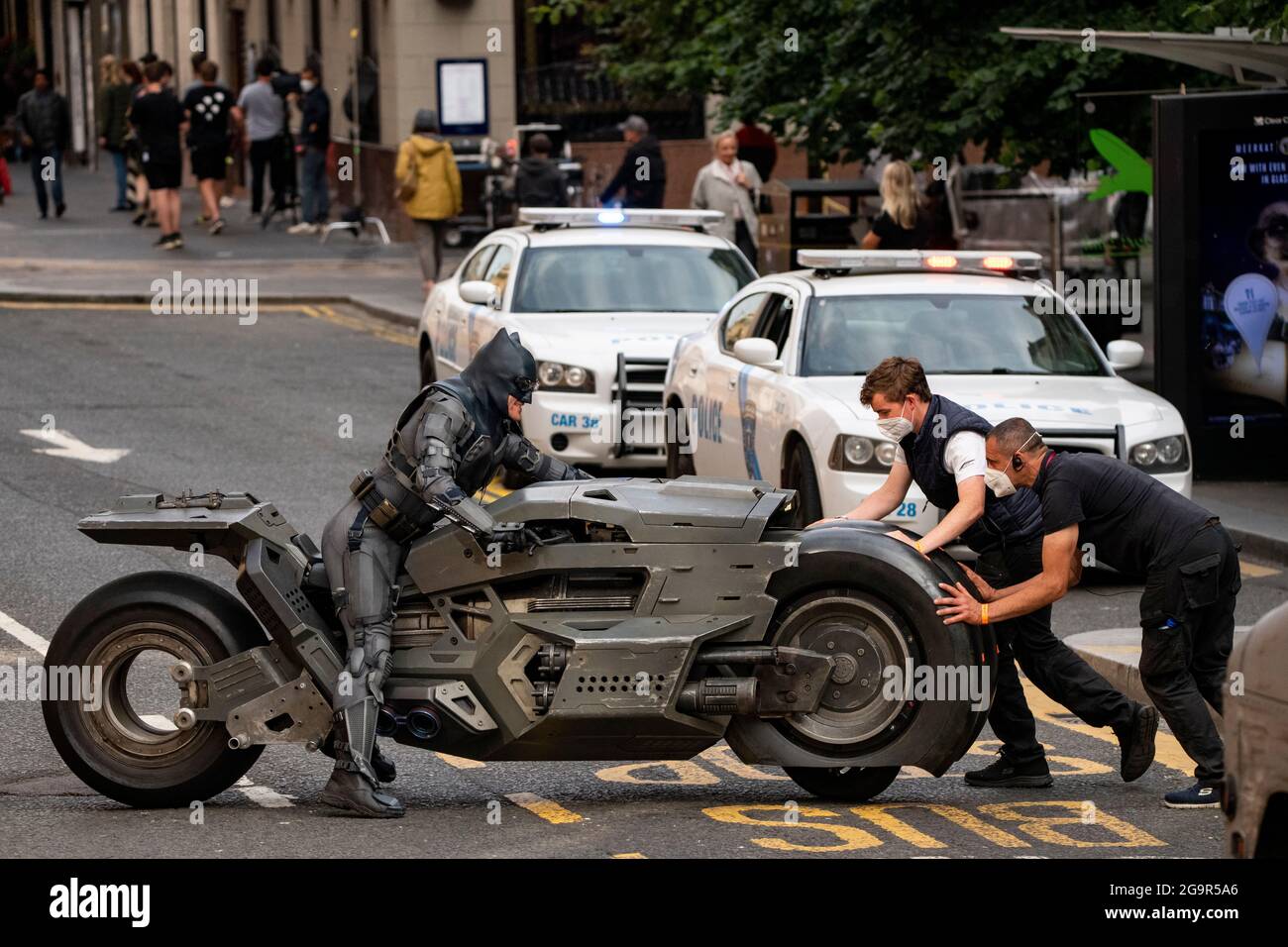 Glasgow, Scotland, UK. 27th July, 2021. PICTURED: The Batcycle/Batblade ...