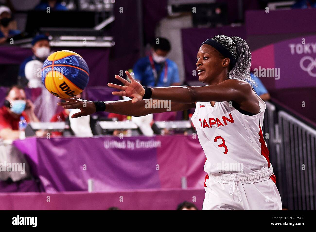 Stephanie MAWULI (3) of Japan during the Olympic Games Tokyo 2020 ...