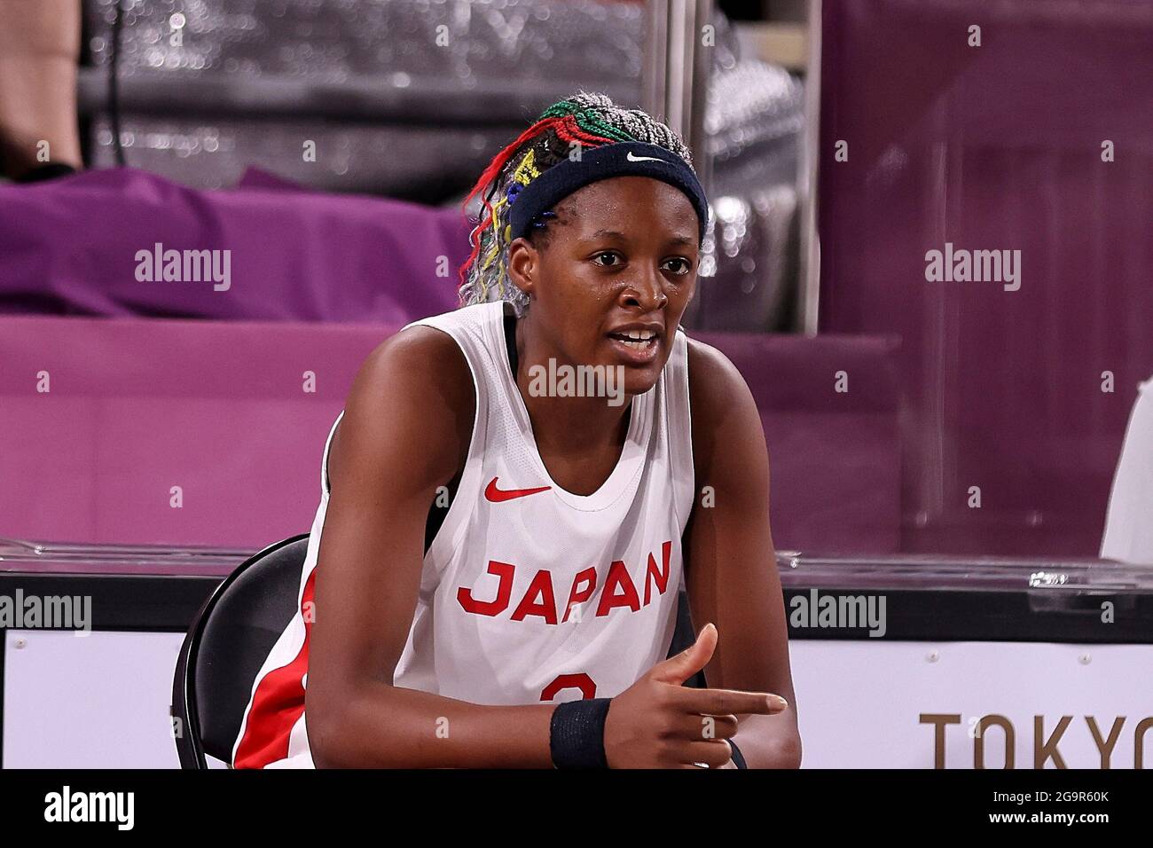 Stephanie MAWULI (3) of Japan during the Olympic Games Tokyo 2020 ...