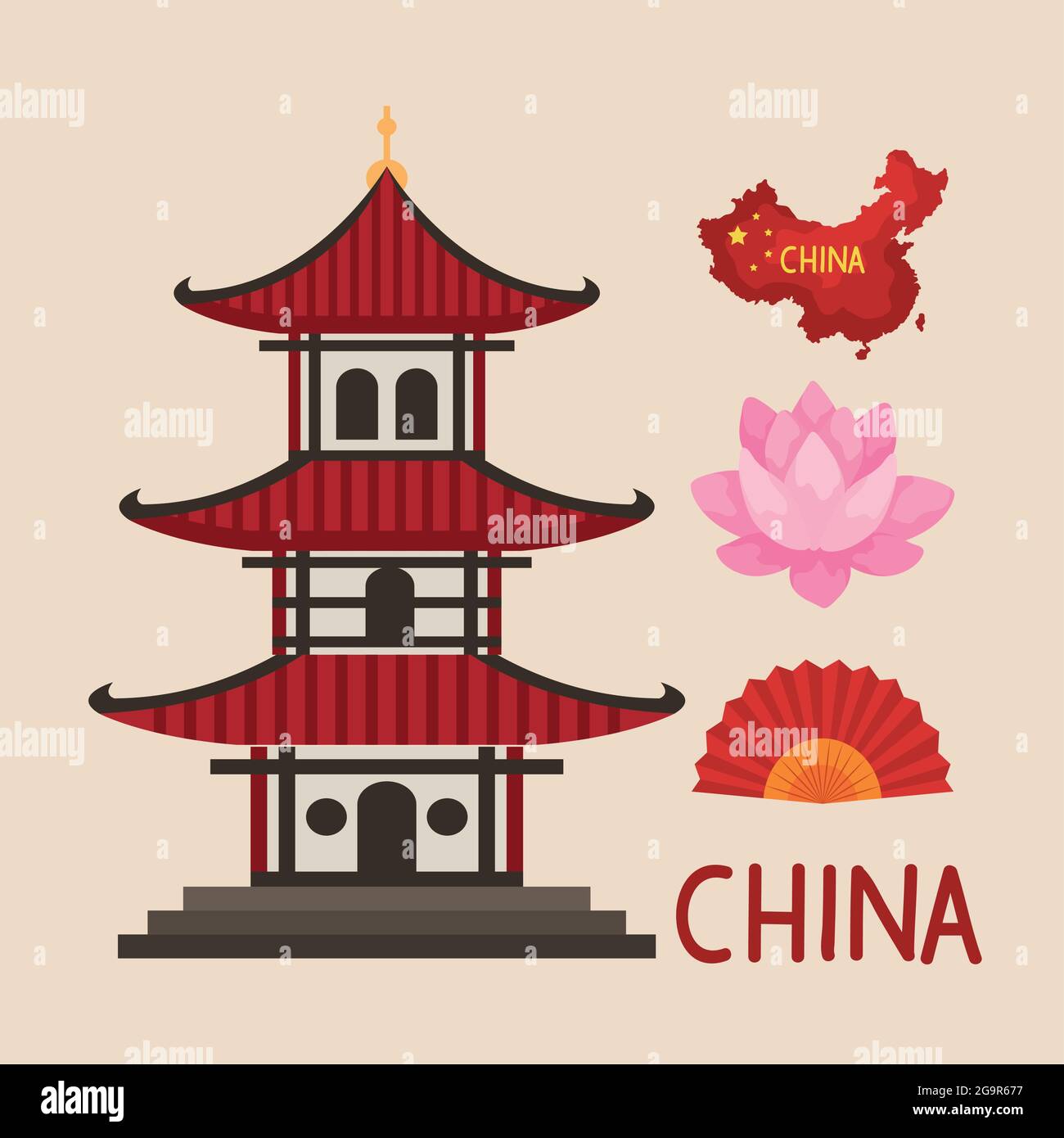 icons china culture Stock Vector Image & Art - Alamy