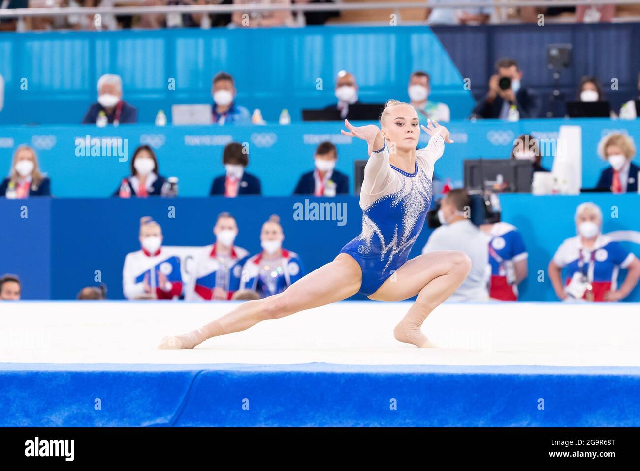 July 27, 2021: Angelina Melnikova (382) of Russian Olympic Committee ...