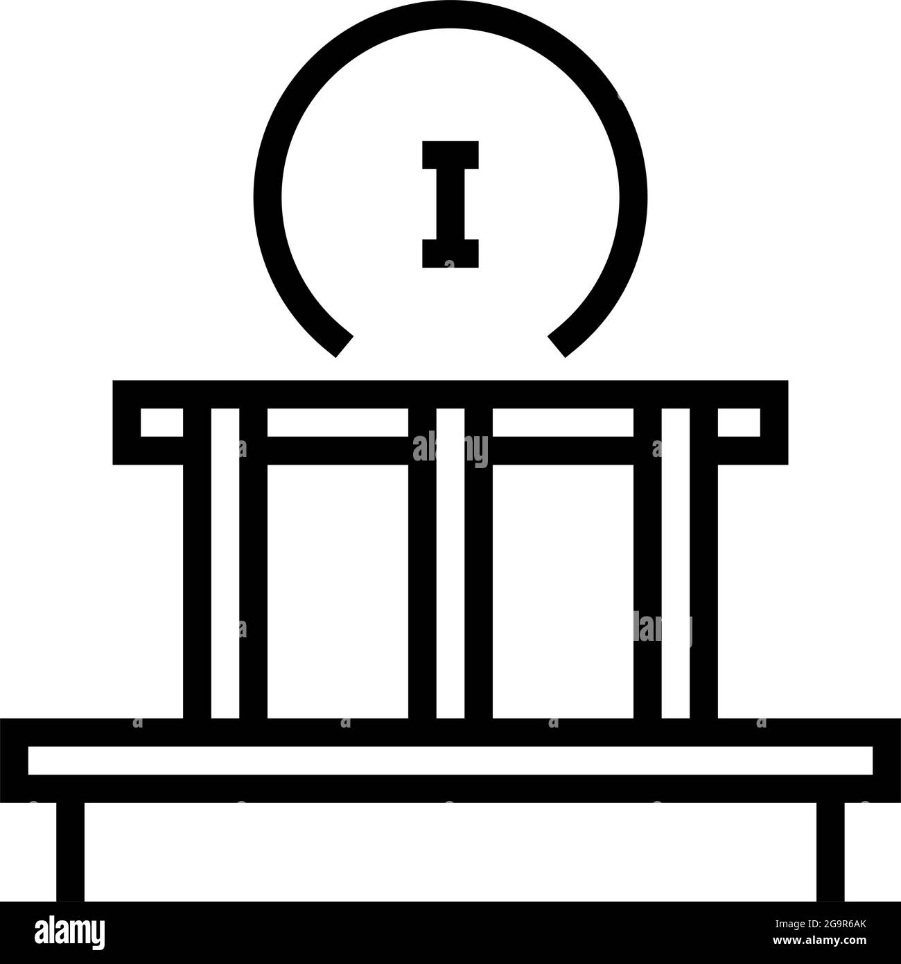 first stage of roof construction line icon vector. first stage of roof ...