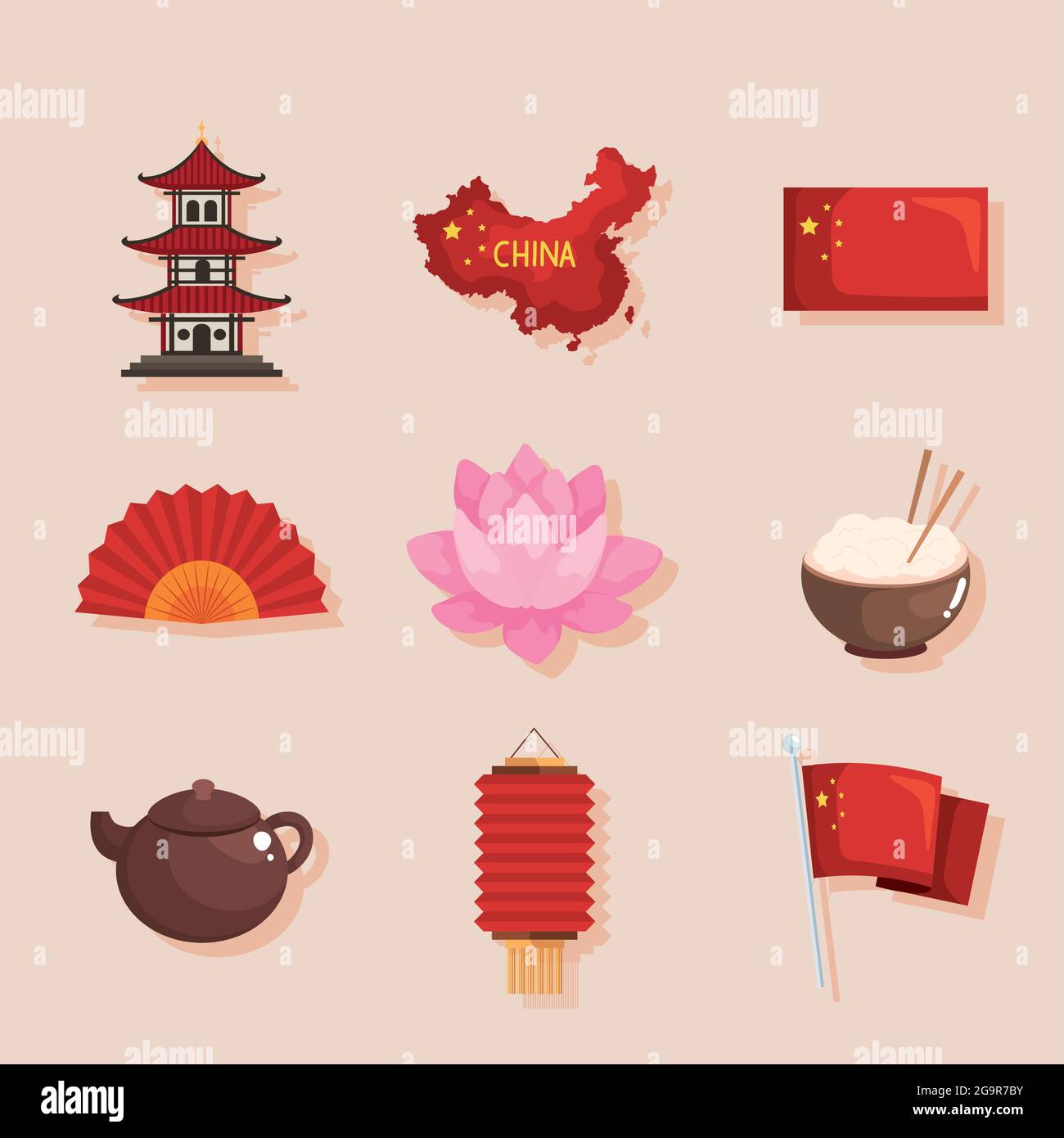 chinese traditional icons Stock Vector Image & Art - Alamy