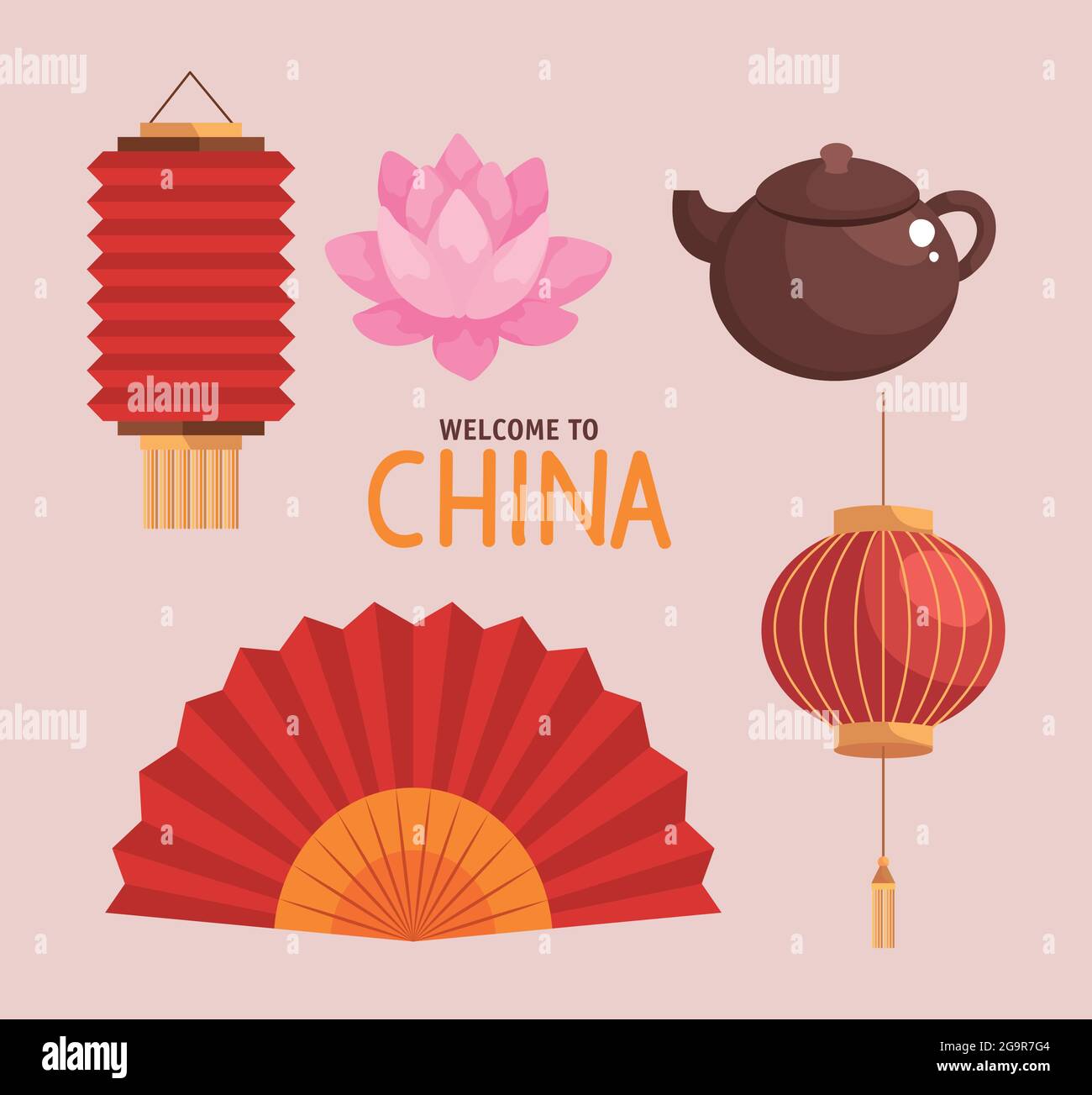 icons of chinese customs Stock Vector Image & Art - Alamy