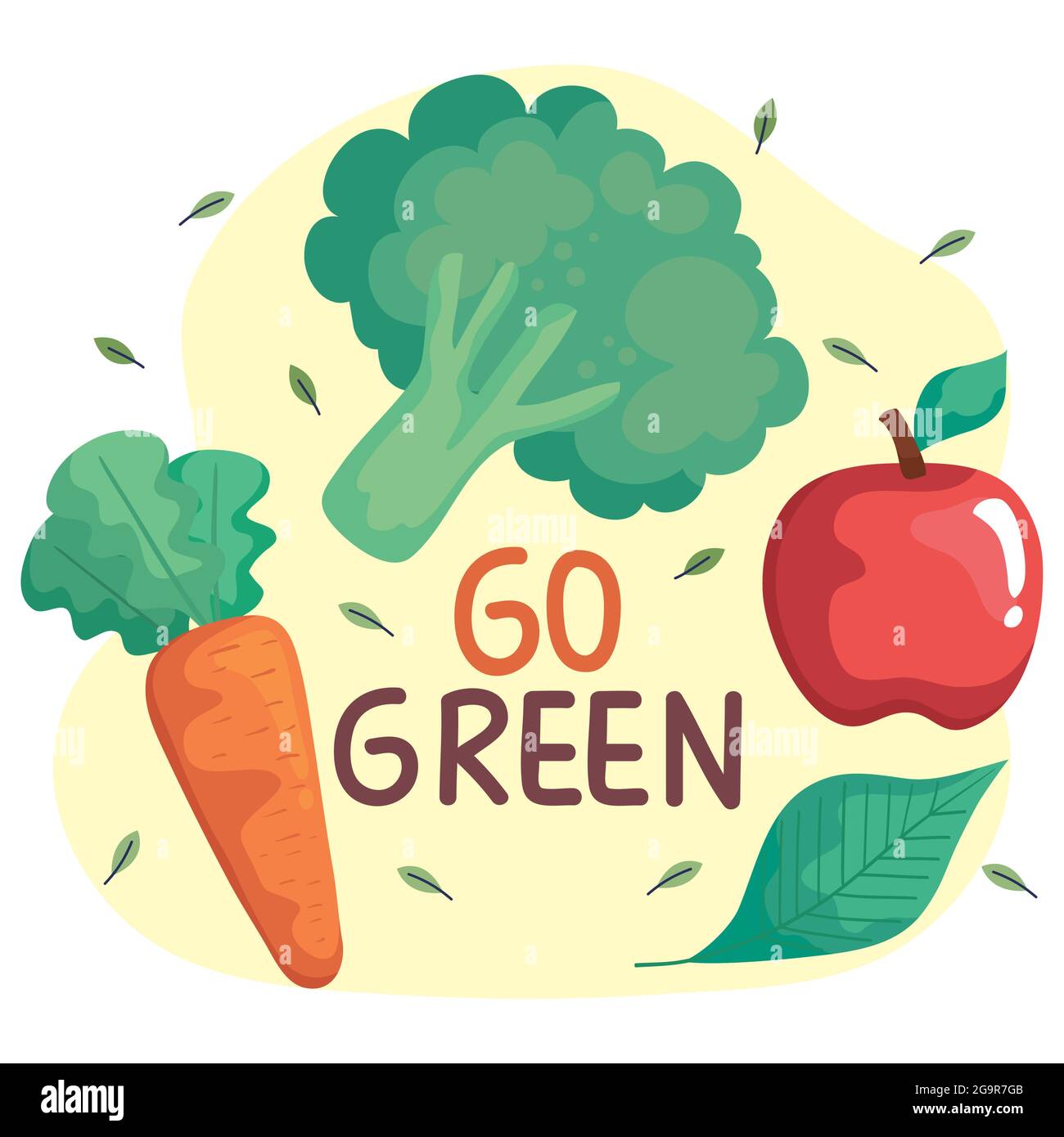 poster with vegetables Stock Vector Image & Art - Alamy