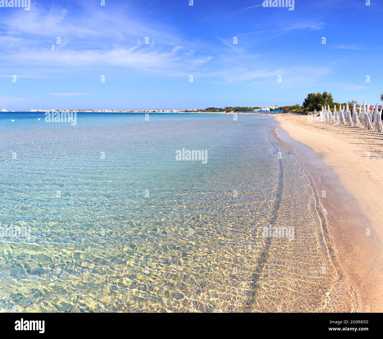 The most beautiful sandy beaches of Apulia: Porto Cesareo marine in ...