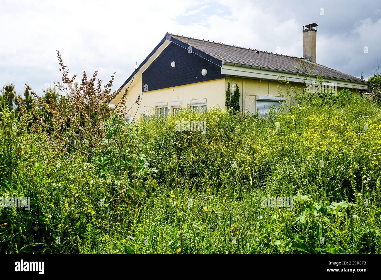 Holiday huts (reportage), Manche department, Cotentin, Normandy, France ...