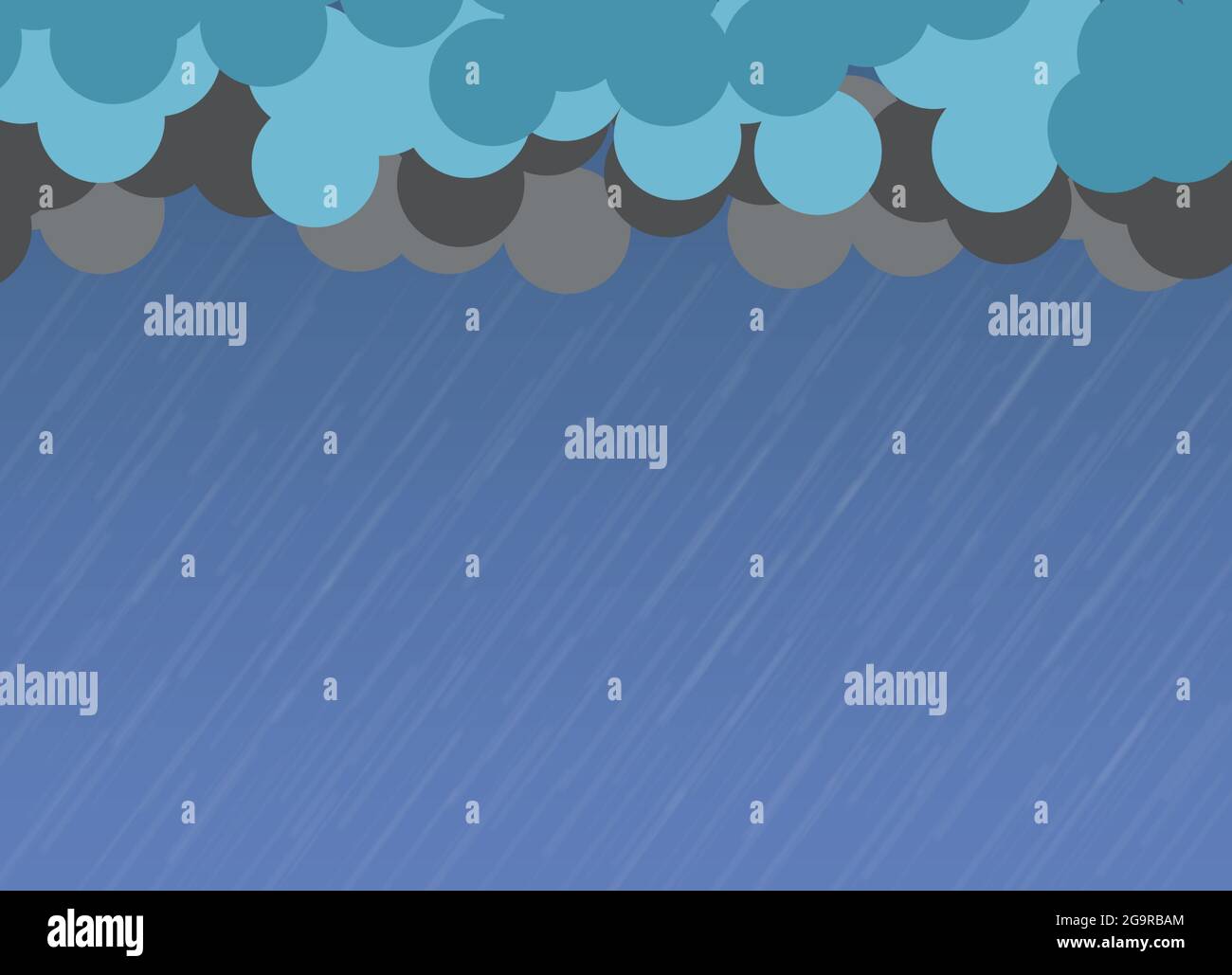 Rainy cloud cartoon hi-res stock photography and images - Alamy
