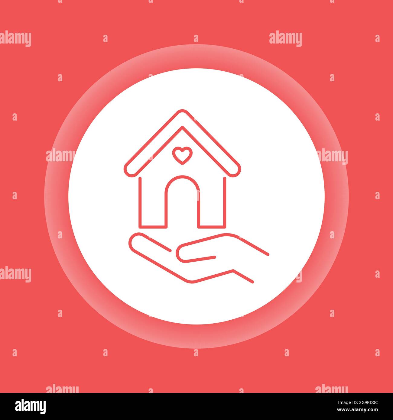 Help homeless color button icon. Charity concept for poor street people ...