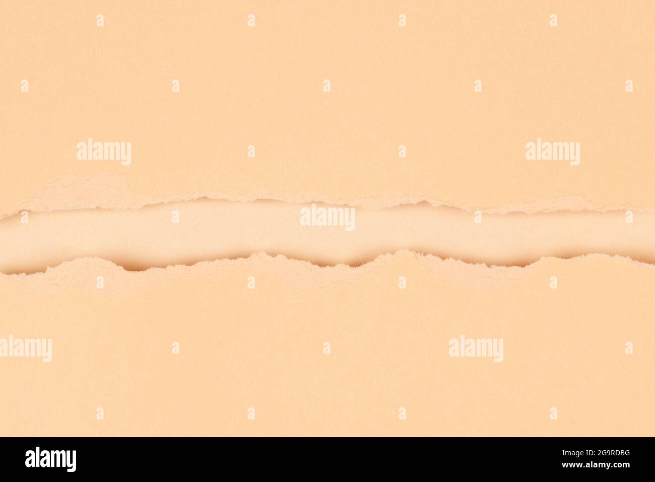 Beige torn paper background with clipping path Stock Photo - Alamy