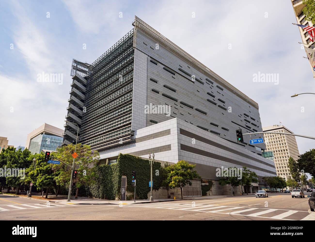 Los Angeles, JUL 24, 2021 - Exterior view of the LAPD Headquarters ...
