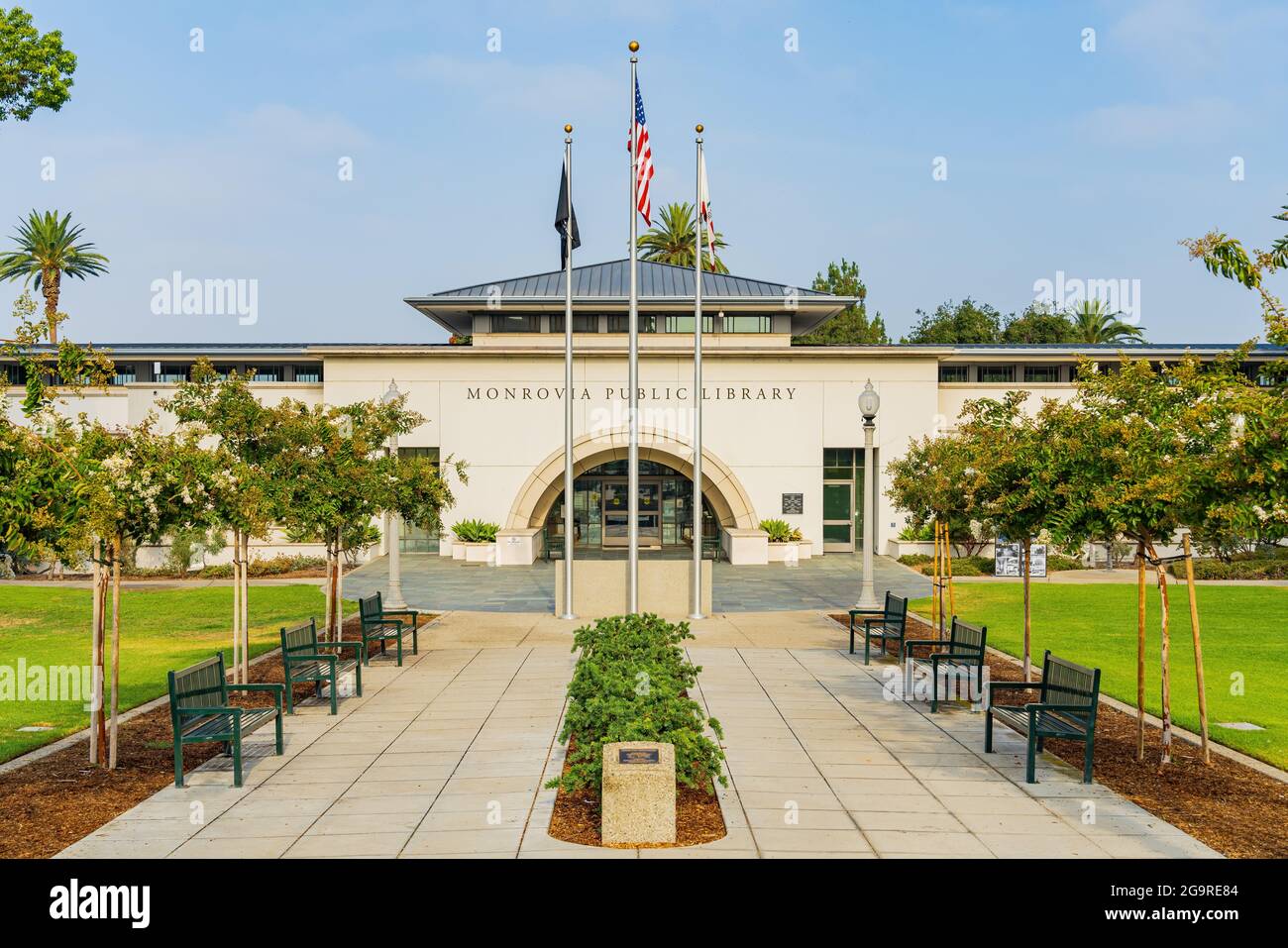Exterior view monrovia library hi-res stock photography and images - Alamy