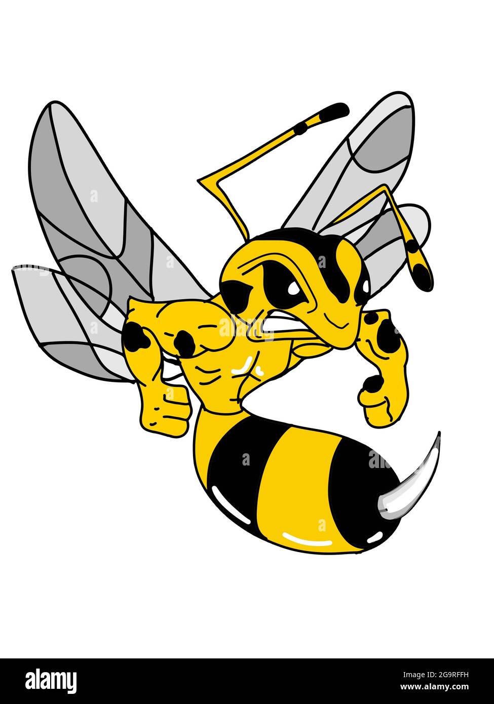 Angry Bee Logo