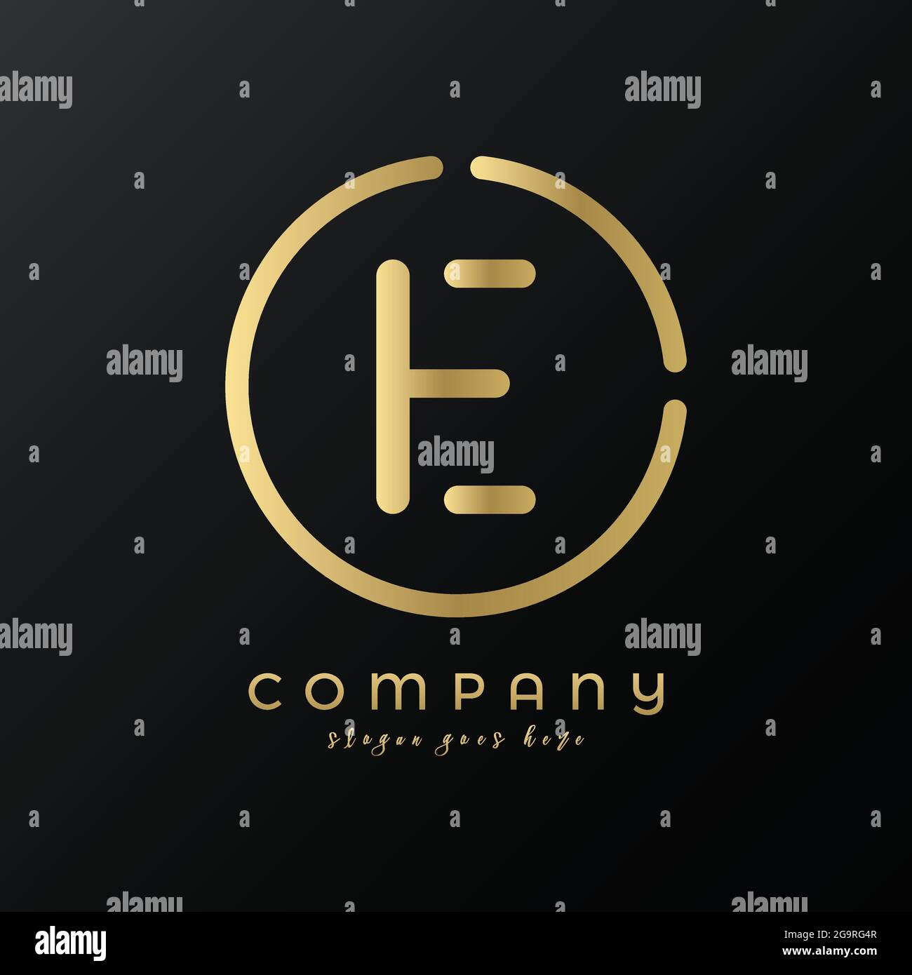 Technology Letter E Logo Design vector Template. Abstract Minimalist ...