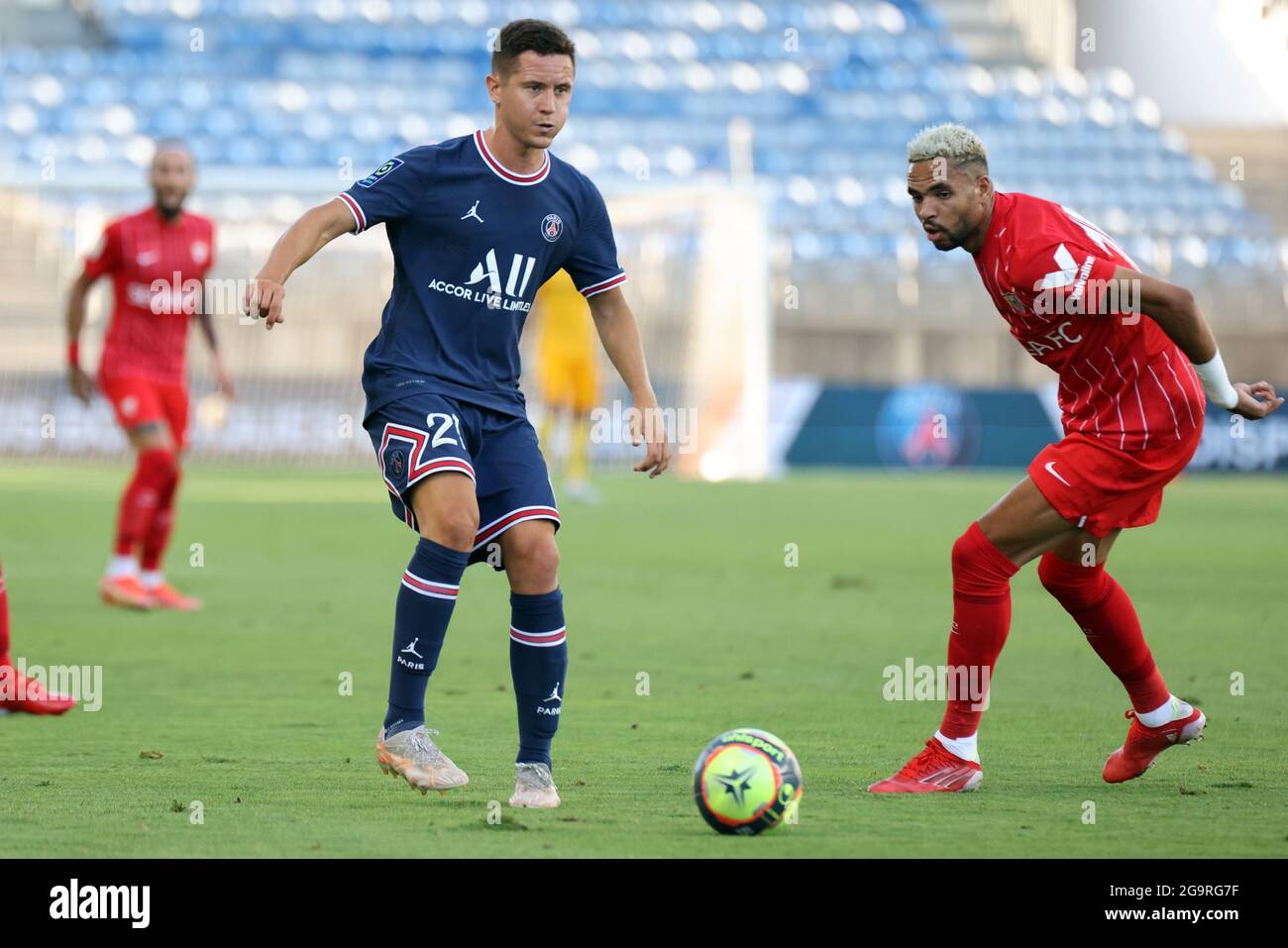 Faro, Algarve, Portugal. 27th July, 2021. Ander Herrera of Paris Saint ...