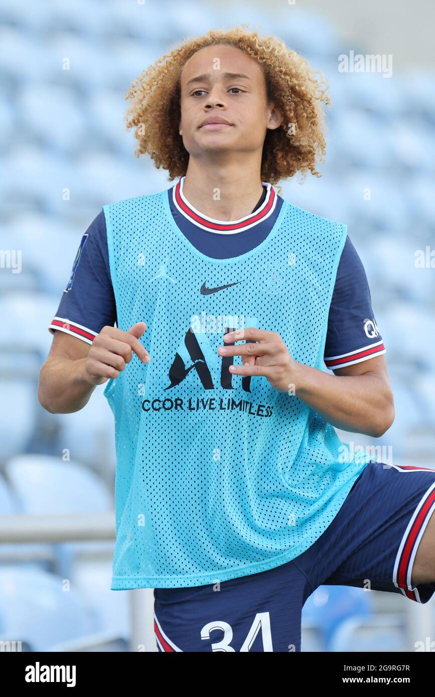 Faro, Algarve, Portugal. 27th July, 2021. Xavi Simons of Paris Saint ...