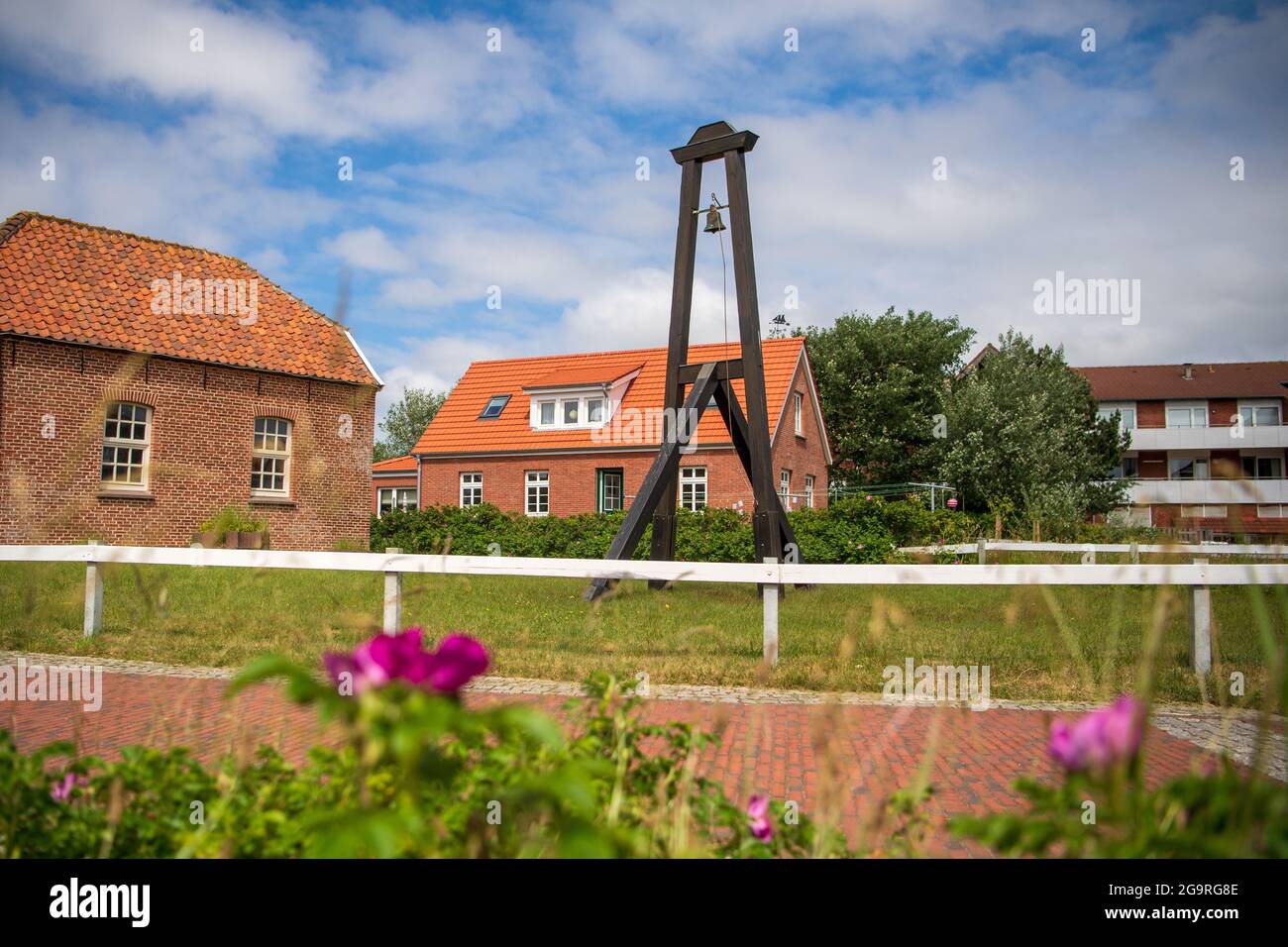 Baltrum, Germany. 24th June, 2021. The island bell is the landmark of ...