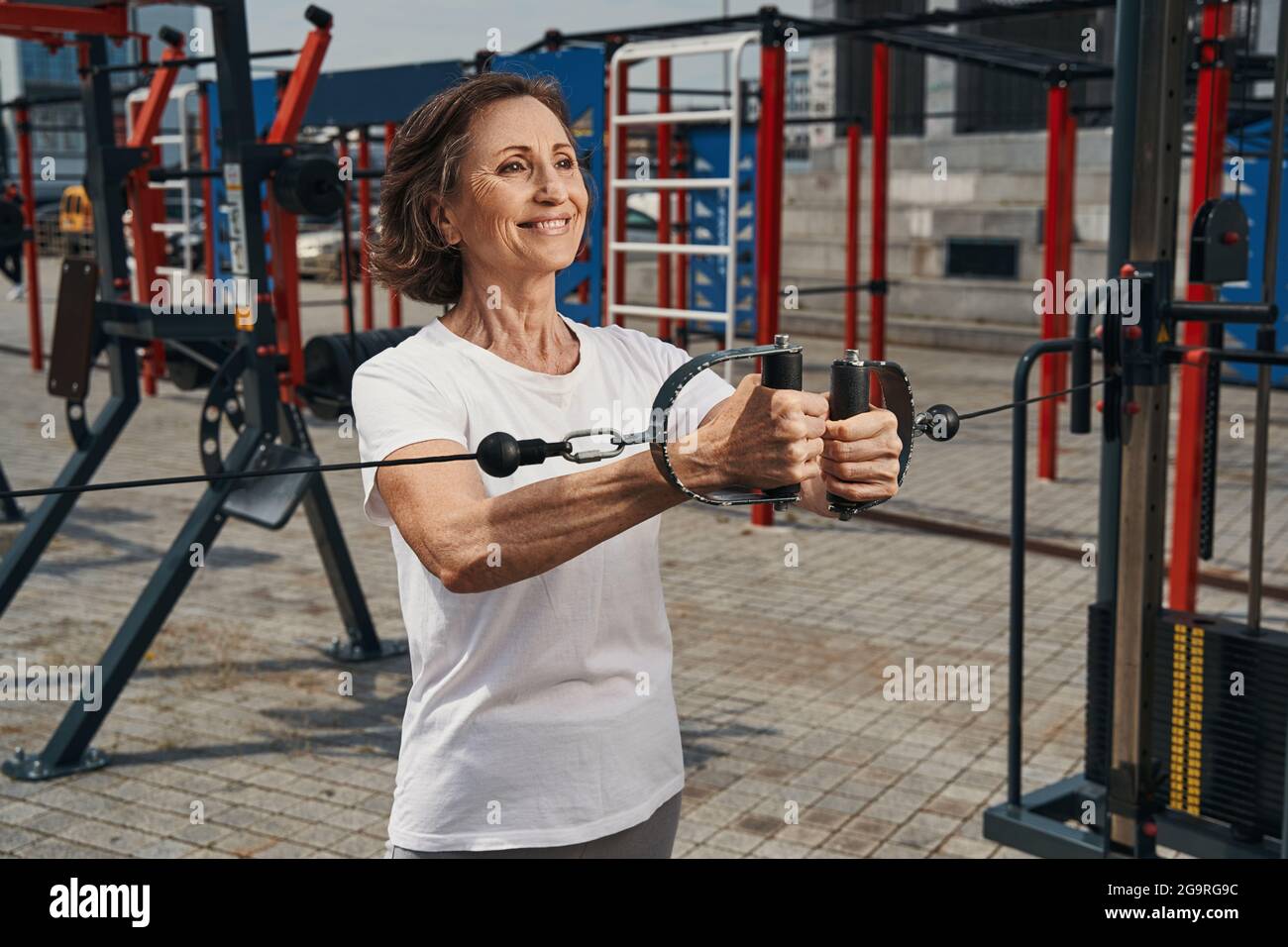Cable core gym hi-res stock photography and images - Alamy