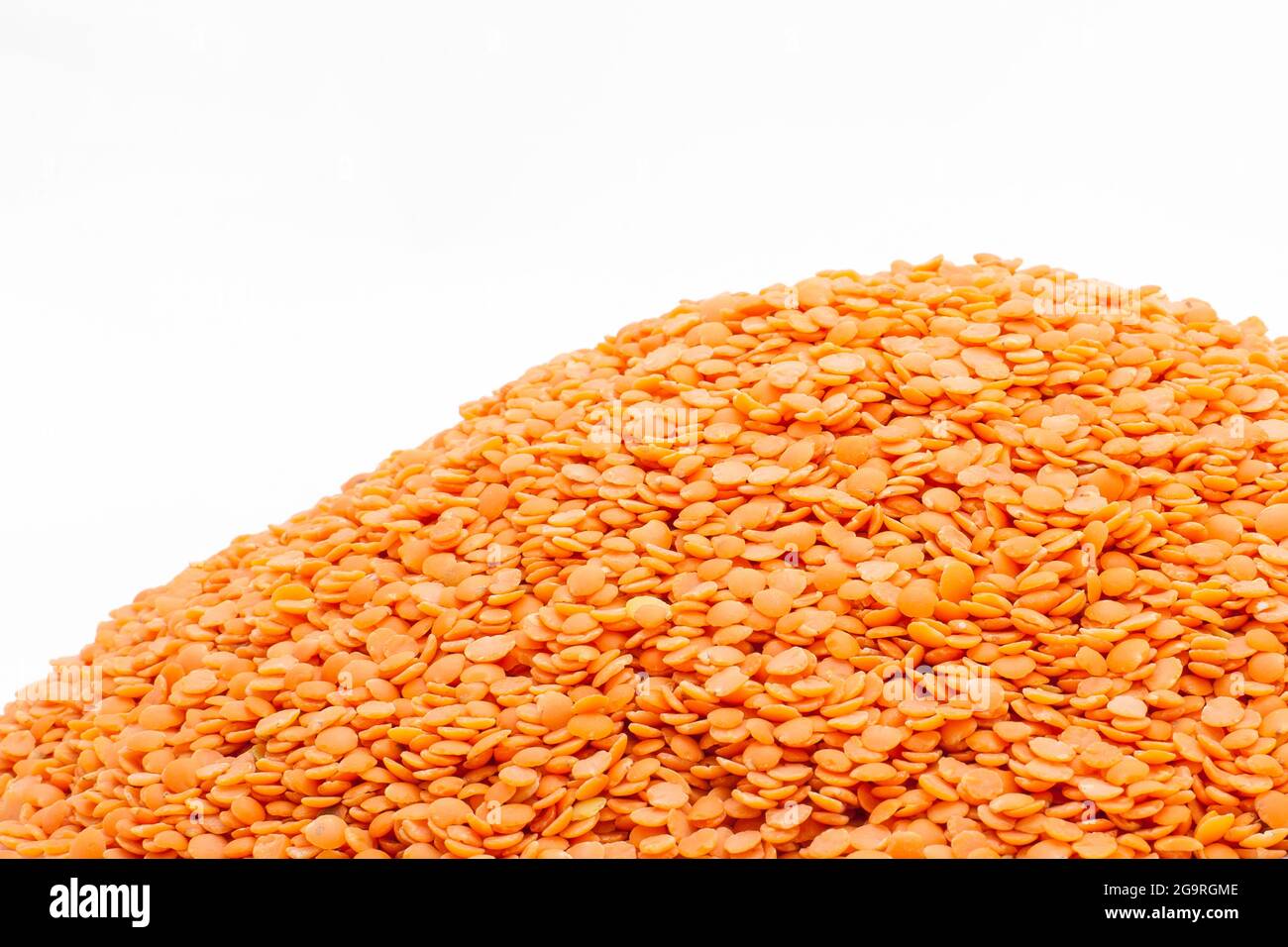 raw, natural, fresh lentils, isolated Stock Photo - Alamy
