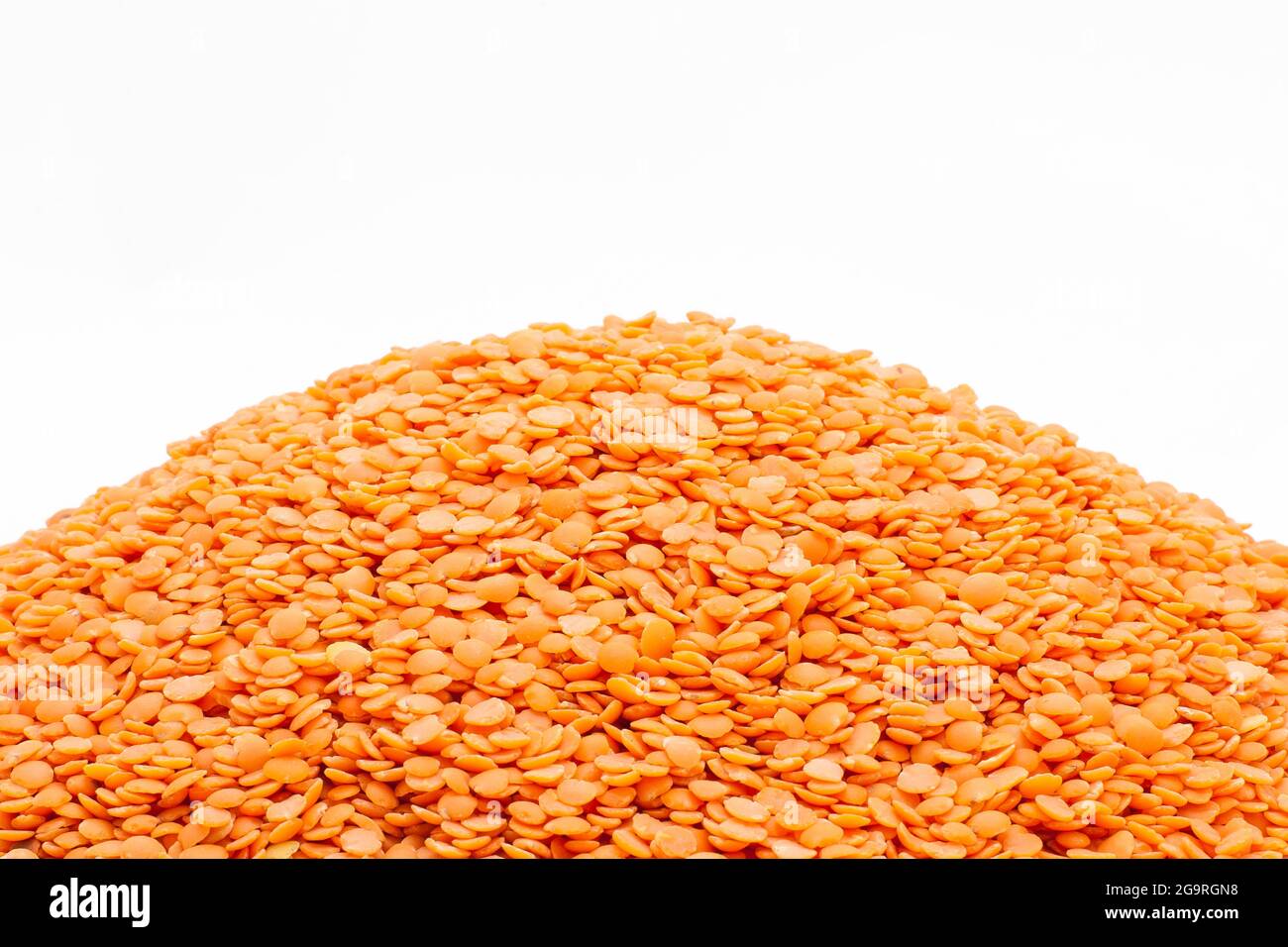 raw, natural, fresh lentils, isolated Stock Photo - Alamy