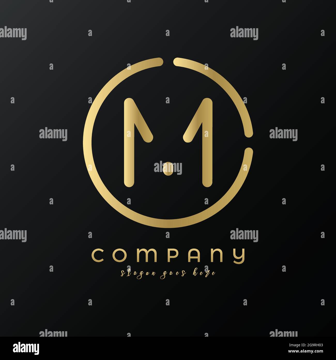 Technology Letter M Logo Design vector Template. Abstract Minimalist ...