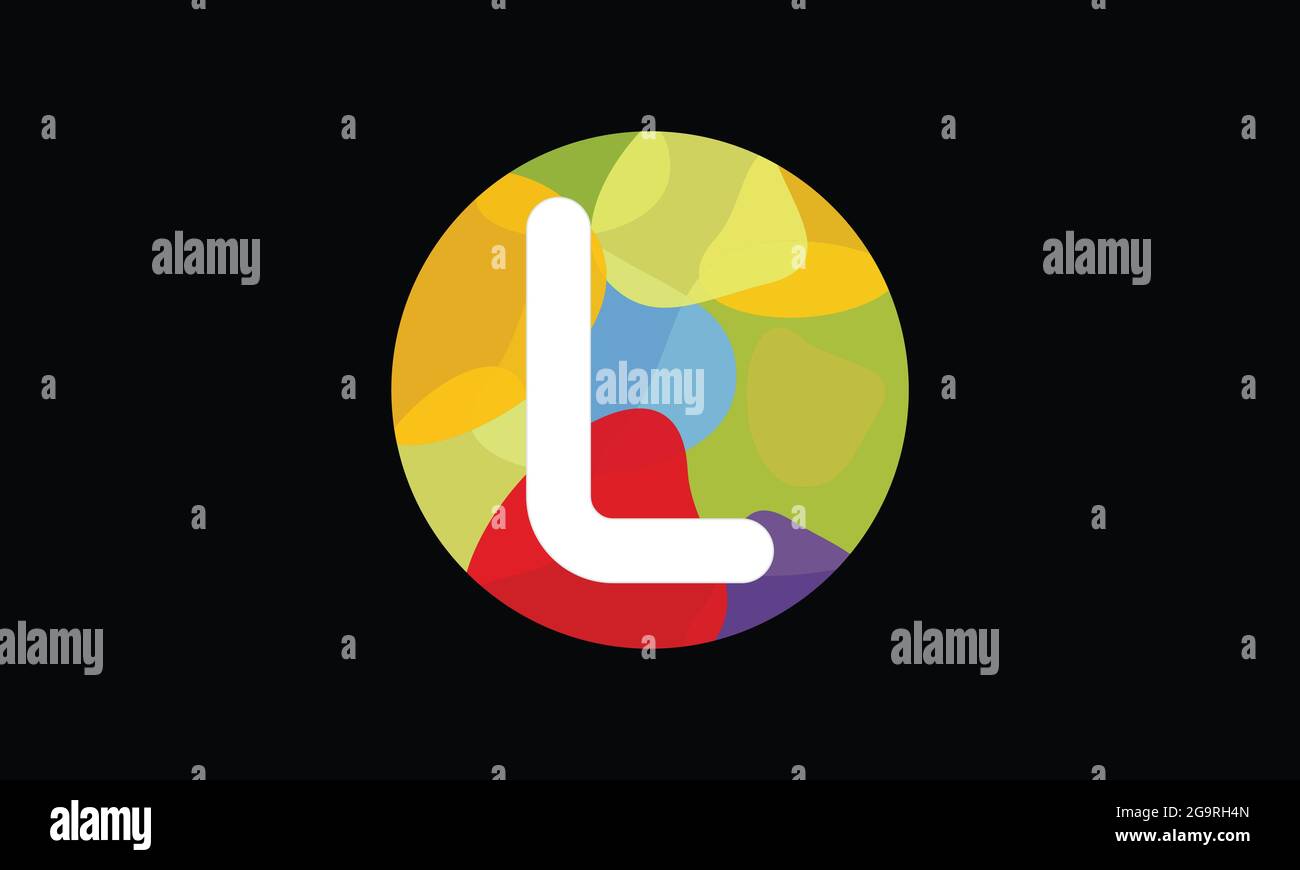 Colorful Letter L Logo Design vector Template. Abstract Technology ...