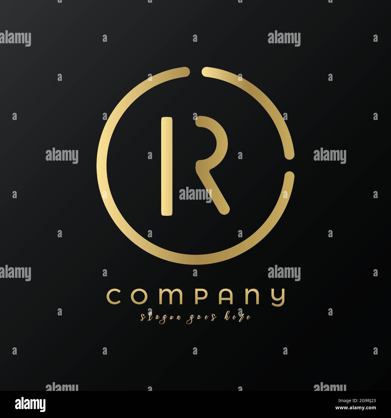 Technology Letter R Logo Design vector Template. Abstract Minimalist ...