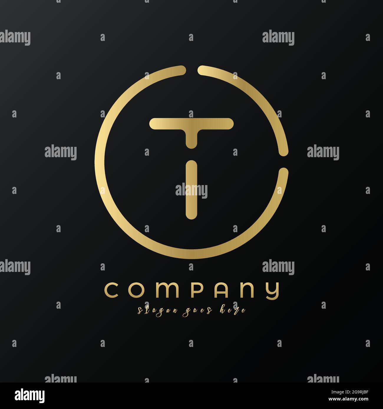 Technology Letter T Logo Design vector Template. Abstract Minimalist ...