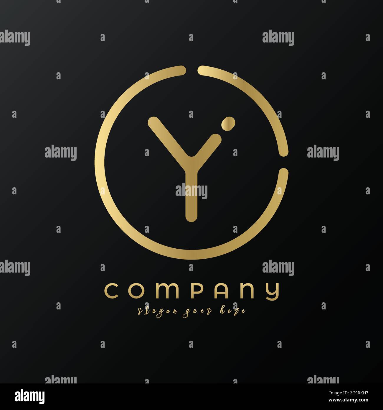 Technology Letter Y Logo Design vector Template. Abstract Minimalist ...