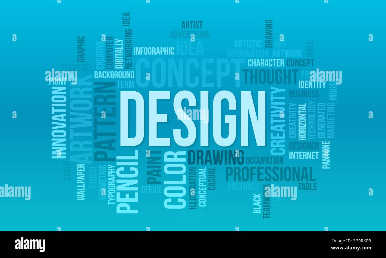 Business Concept Background, Design Futuristic Word Cloud Stock Vector ...