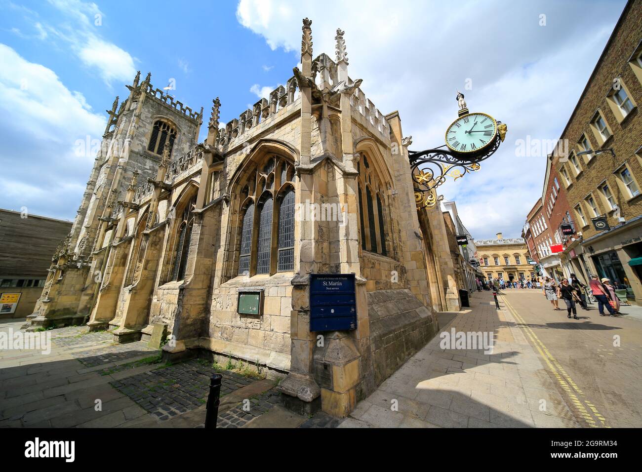 St martins church york england hi-res stock photography and images - Alamy