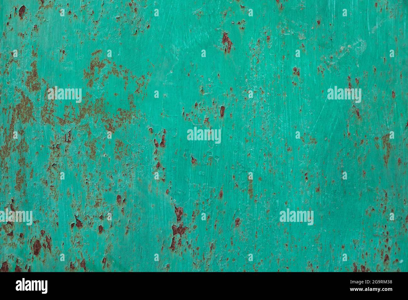 iron cracked green old texture Stock Photo - Alamy