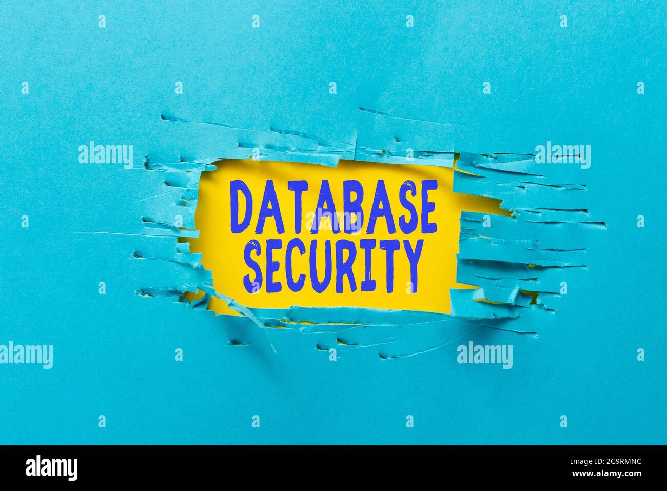 Writing Displaying Text Database Security Internet Concept Security