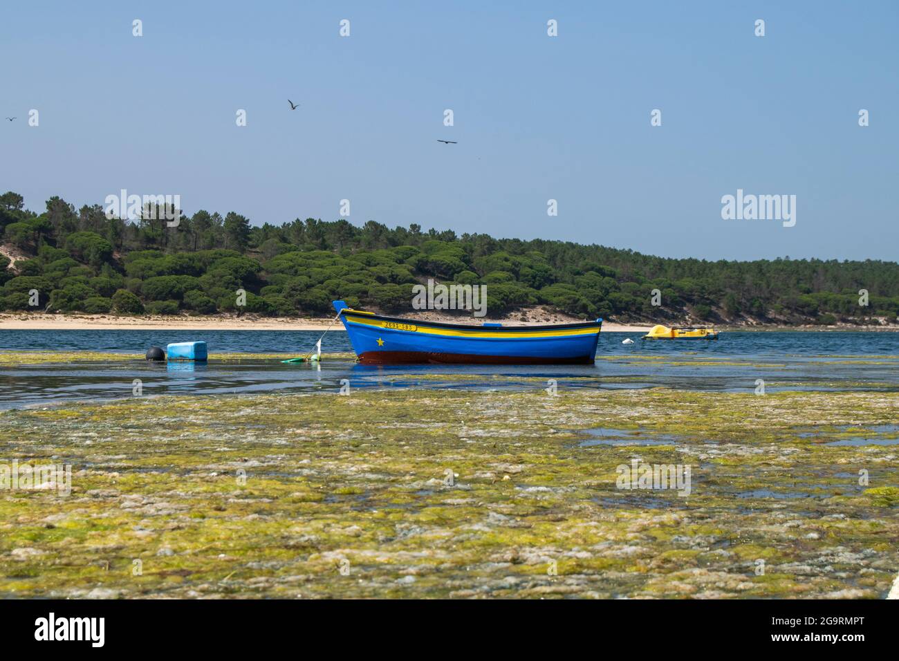 Lagoa (“Lagoon”) de Albufeira is situated on the western side of the ...