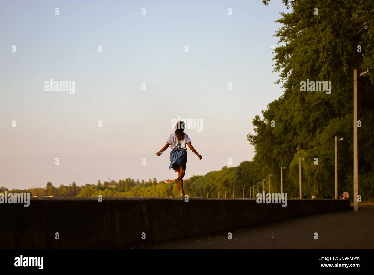 Denim sundress hi-res stock photography and images - Alamy