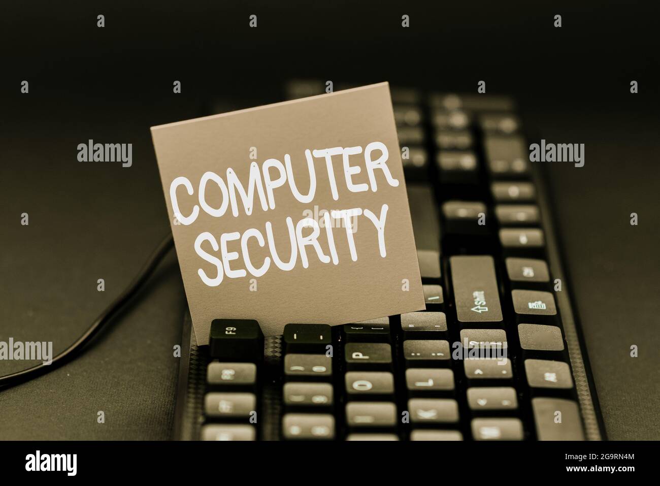 Inspiration showing sign Computer Security, Business overview ...