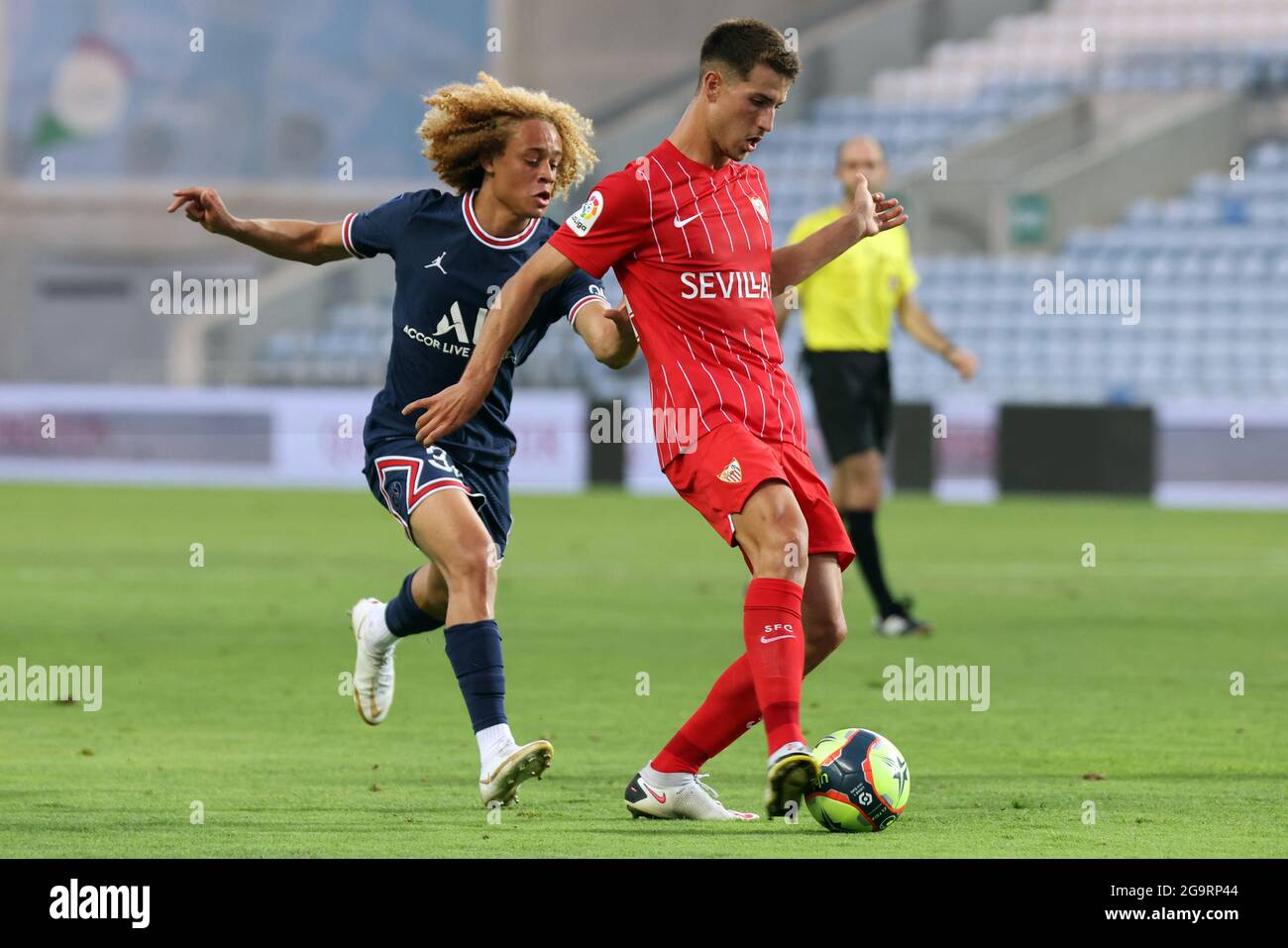 Faro, Algarve, Portugal. 27th July, 2021. P. Ortiz of Sevilla CF and ...