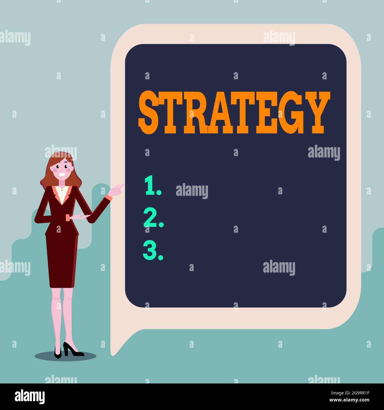 Conceptual display Strategy, Word Written on action plan or strategy ...