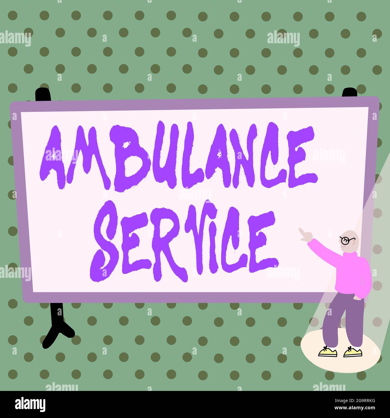 Writing displaying text Ambulance Service. Concept meaning emergency ...