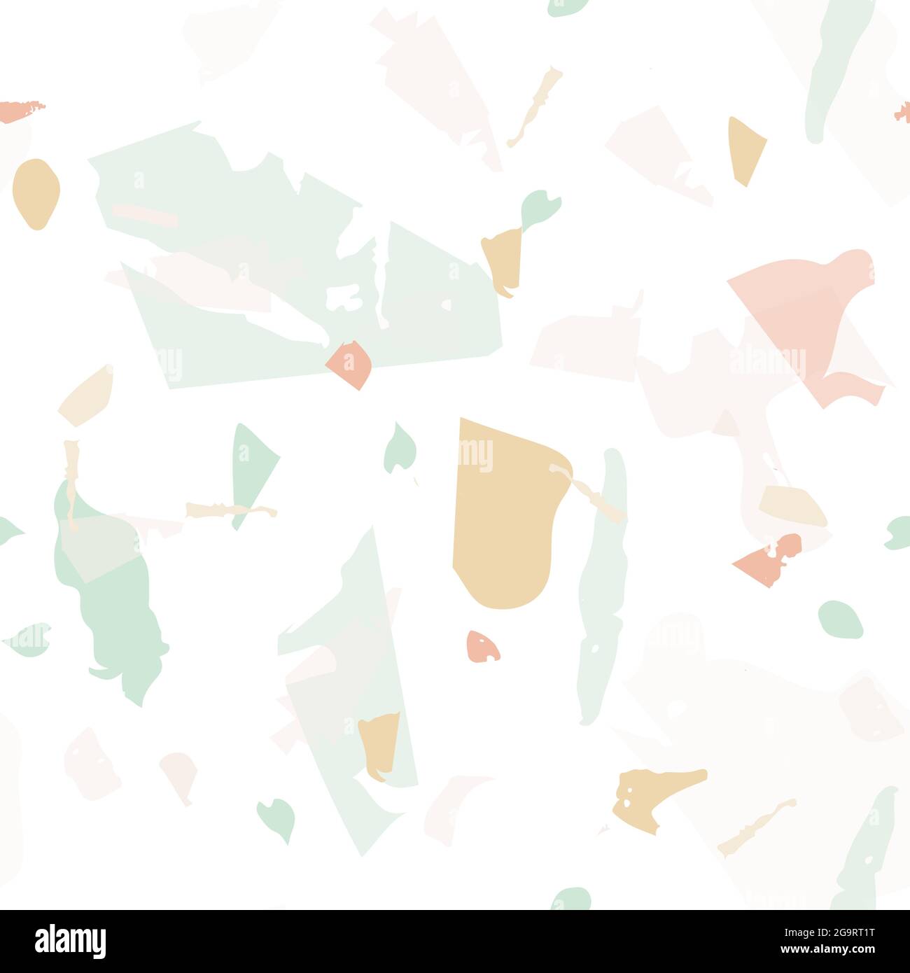 Terrazzo seamless pattern. Earthy minimalistic floor tile for interior ...
