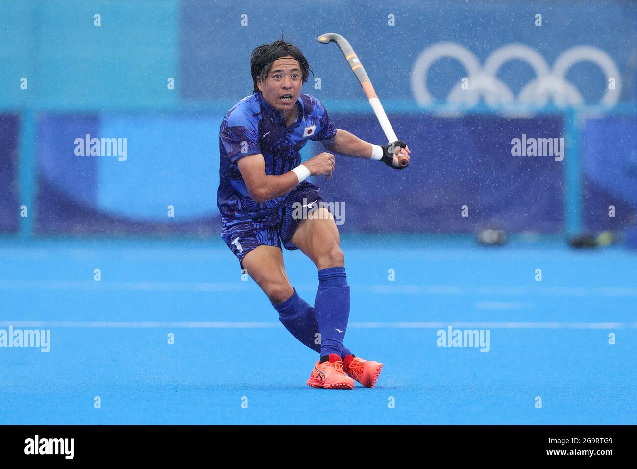 Tokyo, Japan. 27th July, 2021. Kazuma Murata (JPN) Hockey : Men's Pool ...