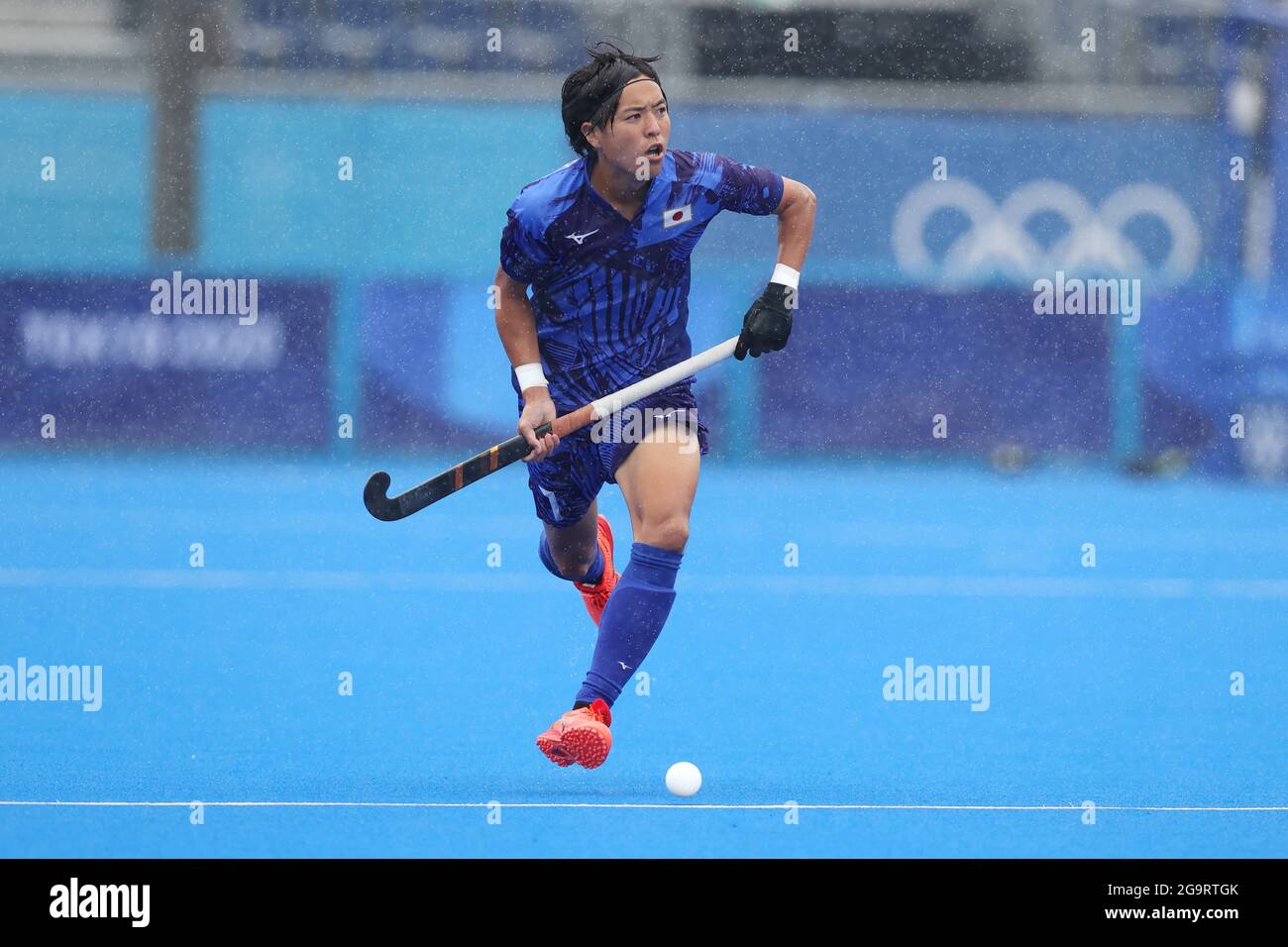 Tokyo, Japan. 27th July, 2021. Kazuma Murata (JPN) Hockey : Men's Pool ...