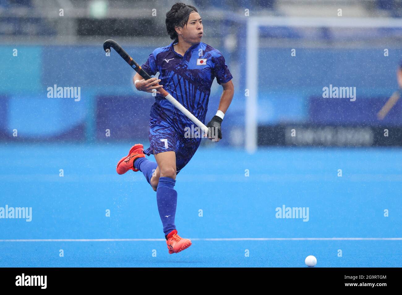 Tokyo, Japan. 27th July, 2021. Kazuma Murata (JPN) Hockey : Men's Pool A match between Japan 2-2 ...