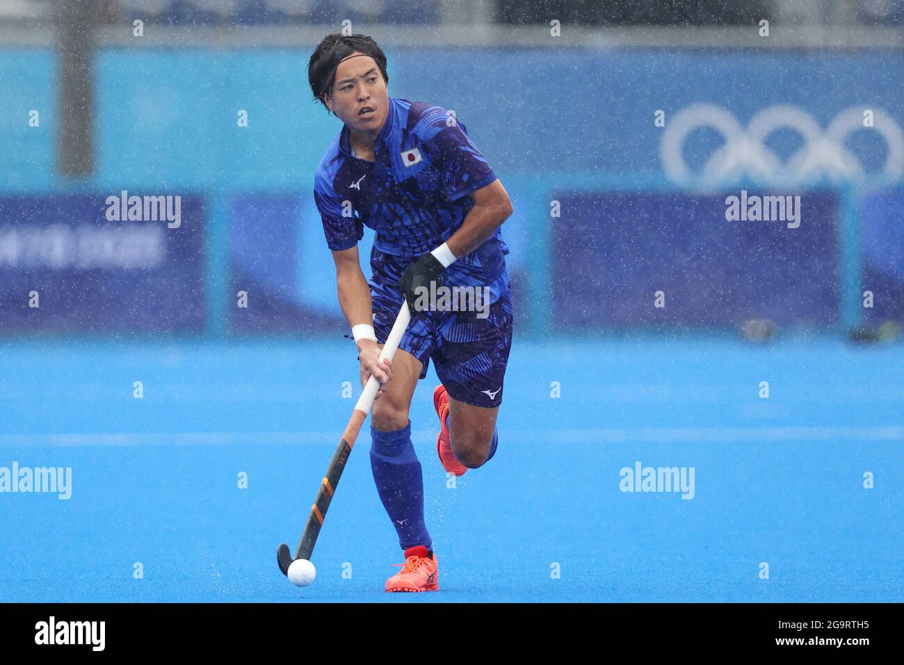 Tokyo, Japan. 27th July, 2021. Kazuma Murata (JPN) Hockey : Men's Pool A match between Japan 2-2 ...